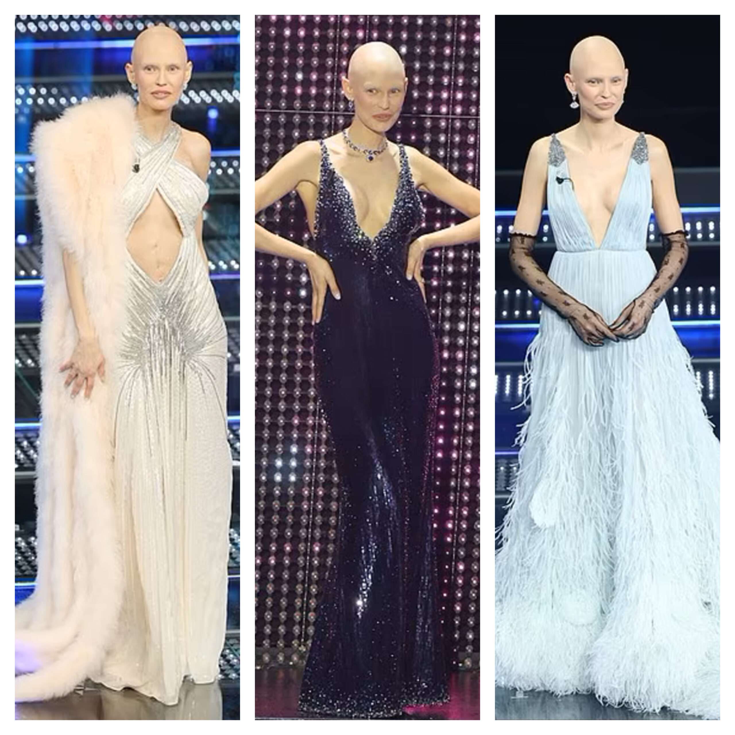 Бjанка Балти блеска во четири светкави фустани на Санремо 2025 среде нејзината борба со ракот ...